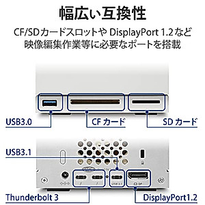 LaCie 2big Dock RAID 28TB External RAID Hard Drive HDD with SD Card CF Card Slots, for Mac and PC Desktop Data Redundancy Thunderbolt 3 USB-C USB 3.0, 1 Month Adobe CC, Data Recovery (STGB28000400)