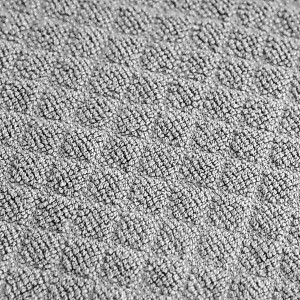 Ritz Premium Hook and Hang Towel (2-Pack), 18" x 28", Long-Lasting and Durable Rubber Hook, Highly Absorbent and Super Soft Hand Cloths for Kitchen, Bathroom, or Laundry Room, Titanium