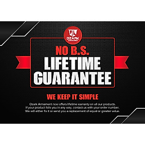 OZARK ARMAMENT Rhino Red Dot Sight for Rifle - Shotgun Scope, 4MOA Rifle Red Dot Sight, Red Dot Scopes for Rifles & Shotgun Scopes with Green Dot Sight & Red Dot Optics for Rifles, Reflex Sight