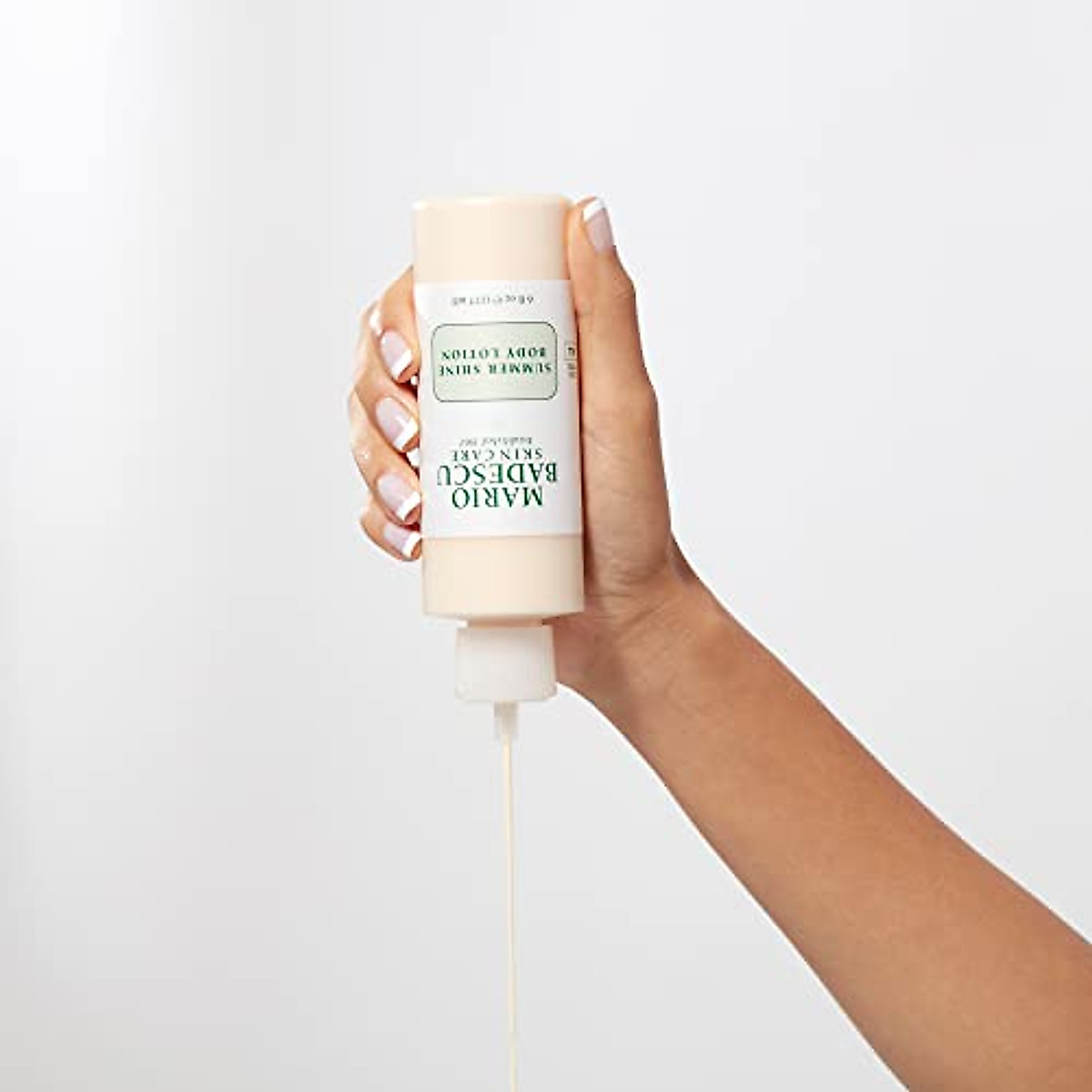 Mario Badescu Summer Shine Body Lotion Enriched with Vitamin A, Lightweight and Radiant, Non-Greasy Candlelit Glow Body Shimmer, Ideal for All Skin Types, 6 oz.