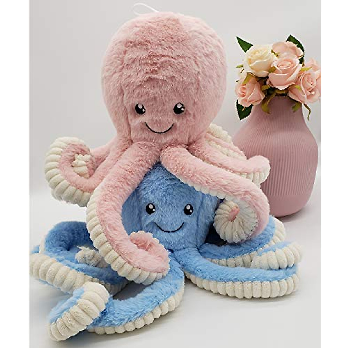 My Super Star Octopus Stuffed Animals Plush Toys for Kids Girls Boys Friends Family Birthday Xmas Gift Present Sea Critters (Pink, Medium (15.7''))