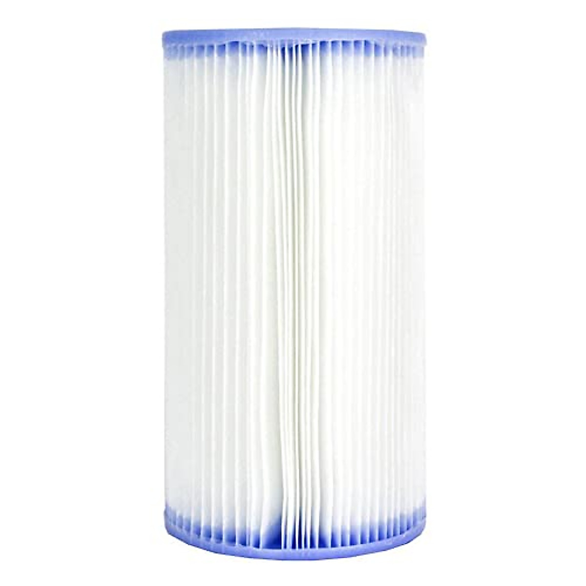 Intex Easy Set 18 Foot by 48 Inch Round Inflatable Above Ground Swimming Pool with Filter Pump, Ladder, Pool Cover, and 6 Pack Filter Cartridges, Blue