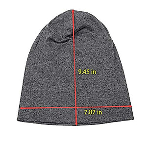 Toddler Cotton Beanies for Boys Baby Warm Slouchy Skullcap Hats Infant Baby Toddler Beanie Knit Caps for 6-60 Months