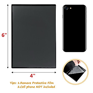 Mingting Magnetic Picture Frames 15 Packs-Fridge Magnetic Photo Frames-Holds 4 x 6 Inches Photos,Black