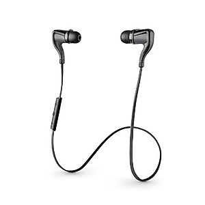 Plantronics BackBeat Go 2 Wireless Hi-Fi Earbud Headphones - Compatible with iPhone, iPad, Android, and Other Leading Smart Devices - Black