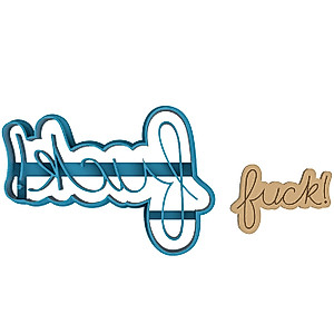 fuck! - Cookie Cutter/Sugar Cookie/Fondant/Clay (1003)