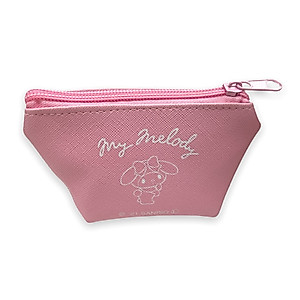 Sanrio My Melody Face Boat Type Cosmetics Small Pouch Bag 4.3 in (W) × 3 in (H) × 2 in (D) For Adult Use