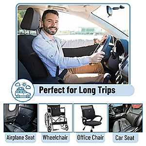 Mr. Pen- Lumbar Support Pillow, Memory Foam Lumbar Pillow, Car Lumbar Support, Office Chair Back Cushion, Chair Pillow, Desk Chair Back Support