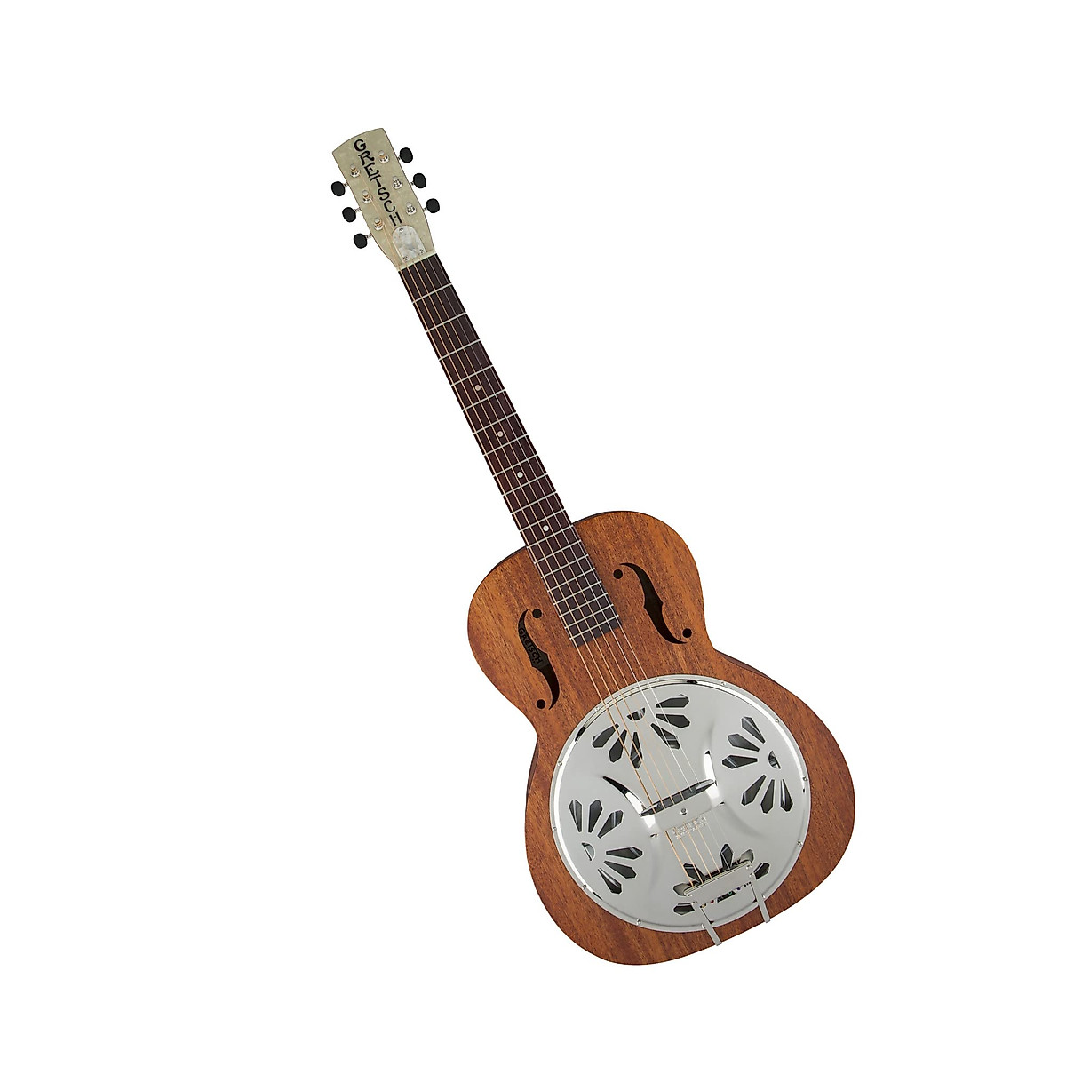 Gretsch G9200 Boxcar Round-Neck Mahogany Body Resonator 6-String Guitar with Padauk Fingerboard (Natural Finish)