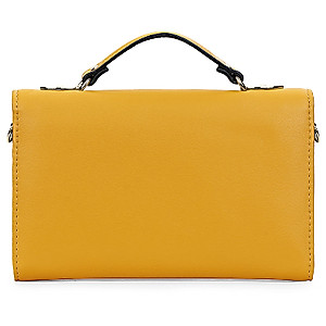 YALUXE Small Purse Clutch for Women Genuine Leather Evening Bag with Detachable Chain