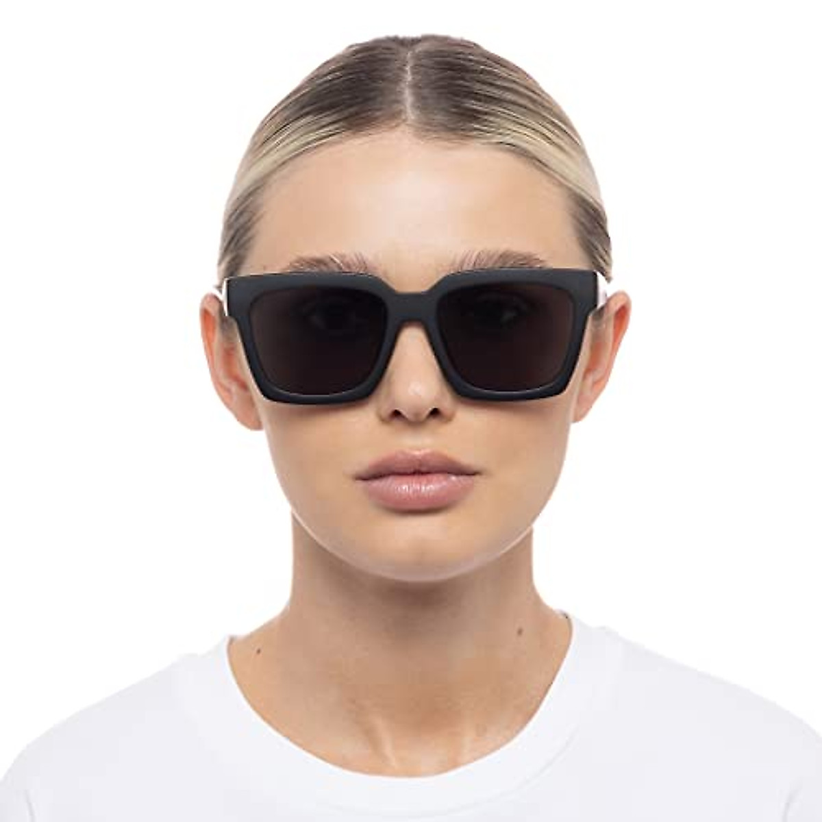 Le Specs Women's Weekend Riot Sunglasses, Matte Black, One Size