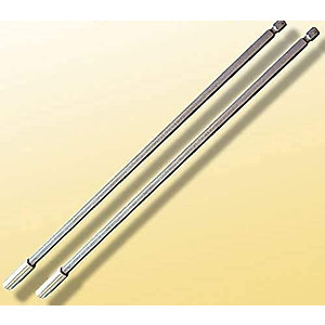 Pack of 2 12" Long Magnetic Bit Extension Extended Holder Quick Change 1/4" Hex Shank for Standard Power Drill