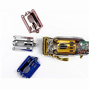 Serenable 3pcs/Set DIY Accessories Kit, Motor Cover, Adjustment Bar and Power Switch Fit for Wahl 8591 8148 8504 Cordless Magic Clips Clippers - Golden