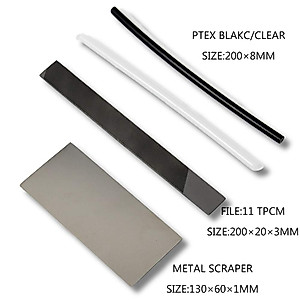 XCMAN Ski and Snowboard Waxing and Tuning Kit with Wax Brush Box for Traveling and Storage (Rigid Box with Tuning Tools) Red+Blue Box