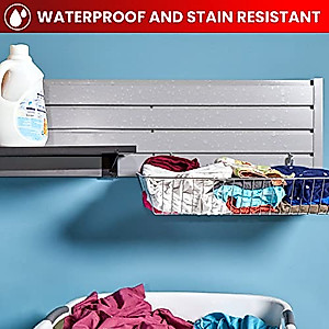 Slatwall Panel Garage Wall Organizer: Heavy Duty Wall Mounted PVC Wall Rack, Interlocking Slat Wall Paneling for Garage Wall Storage, Slatwall Board, Slatwall Shelves System -White (2’H x 4’W)