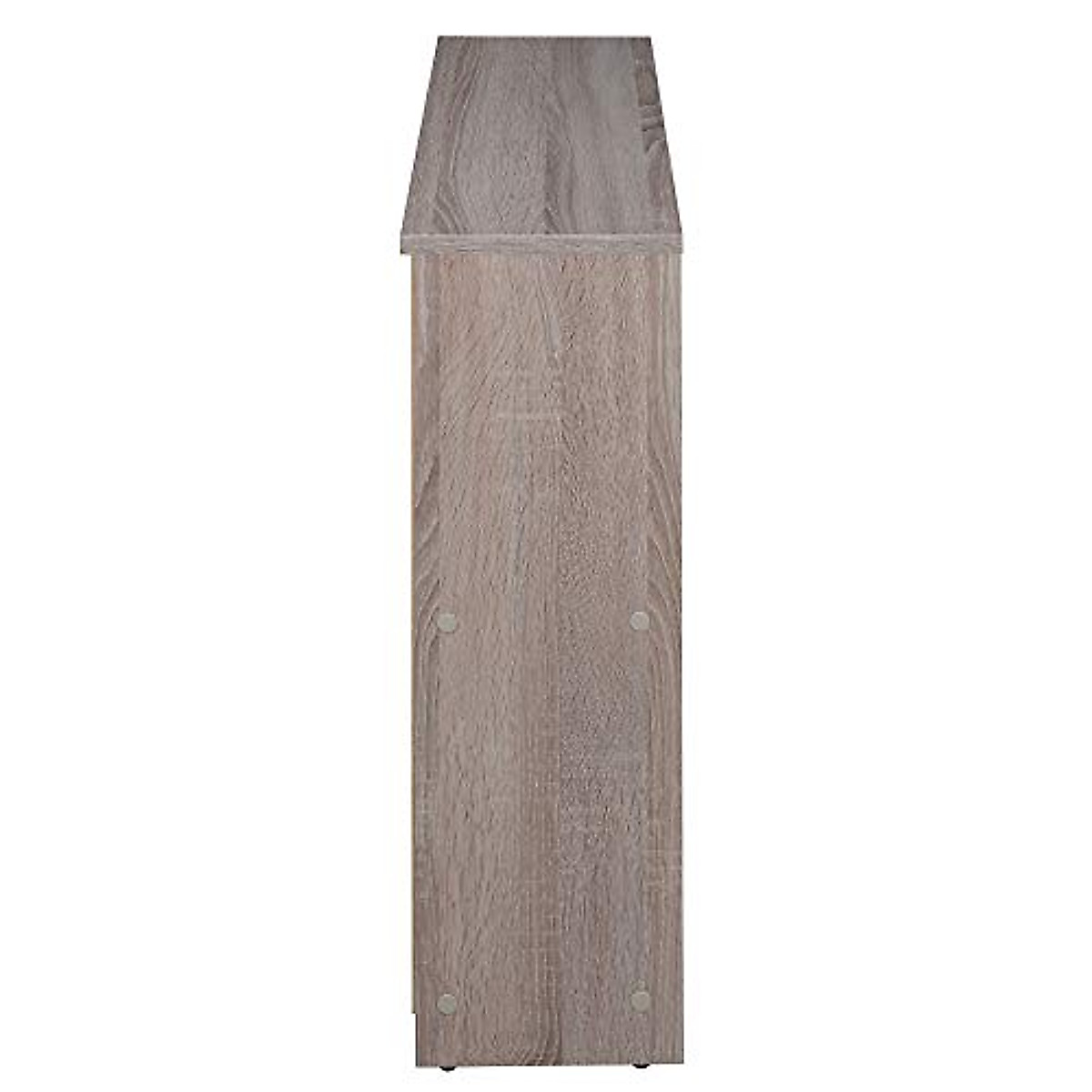 Niche Lux 28 in Home 2 Tier Open Shelf Wood Bookcase- Latte