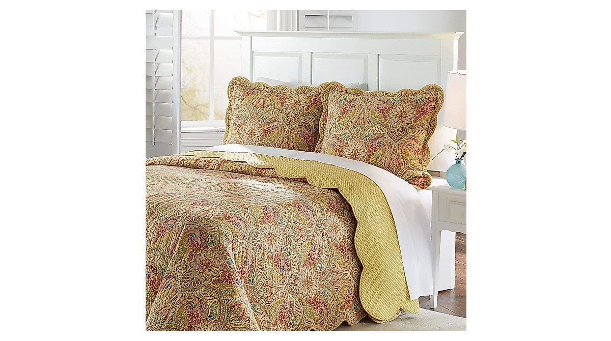 Waverly Swept Away King Quilt Set - Modern Farmhouse Style