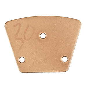 Trapezoid Diamond Floor Grinding Disc, Concrete Grinder Diamond Polishing Pads Stone Polishing Kit Granite Polishing Pads Sanding Pads Grit 30