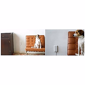 sleek socket Ultra-Thin Pet Proofing Outlet Cover with 3 Outlet Power Strip and Protective Cord Cover Kit, 8-Foot, Universal Size