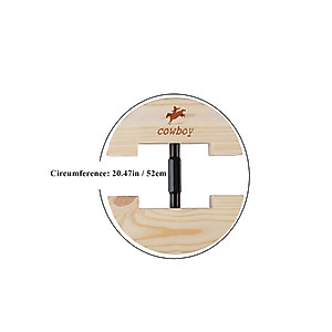 Cowboy Hat Stretcher,Small Size 6 1/2 to 9 1/2-Colourful Adjustable Buckle Heavy Duty (Small, Black)