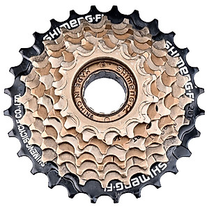 FOMAS Mountain Bike Freewheel,MTB Freewheel 7 Speed,13-28T, Freewheel Screw On, Beach Cruiser,Fat Tire Bike,Cargo Bike,E-Bike Freewheel.