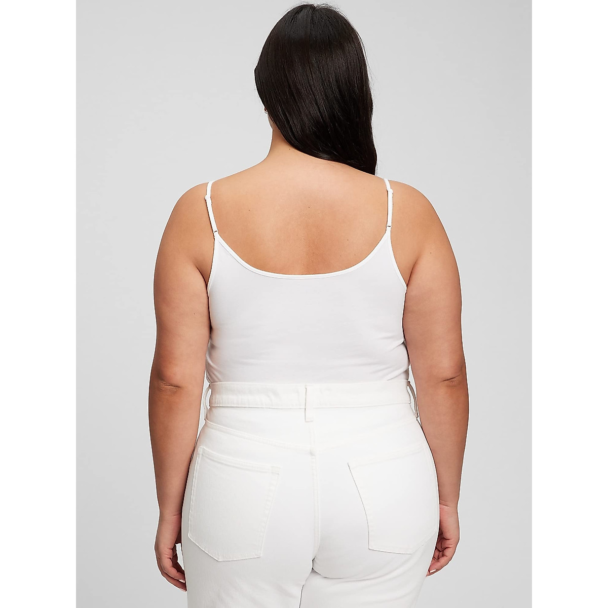 GAP Womens Scoopneck Layering Cami Shirt, Multi, Large US