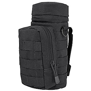 Condor MA40-002 H2O Pouch Black 10 x 4Dia-Inch