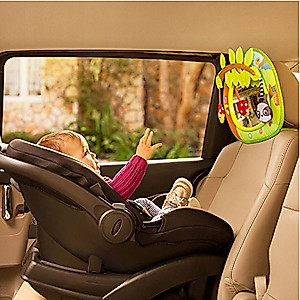 Munchkin Brica Baby Car Mirror, Swing! Baby in-Sight Auto Mirror for Rear Facing Carseats, Black