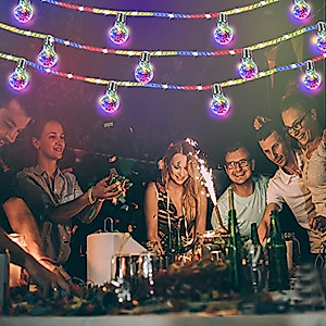 String Lights, 39FT 150LED Globe Christmas Lights, Indoor Outdoor Colorful Patio Lights with Plug & Remote, Waterproof Rope Lights, Globe String Lights for Christmas Wedding Garden Party Patio…