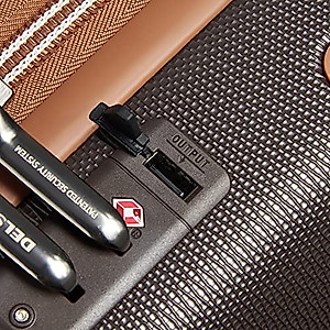 DELSEY Paris Chatelet Air 2.0 Hardside Luggage with Spinner Wheels, Chocolate Brown, 3 Piece Set 19/24/28