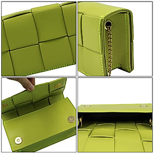 RARITYUS Women Leather Crossbody Handbag Purse Small Shoulder Messenger Bag Clutch Wallet Square Bag with Fur Ball