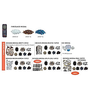 Amantii TRV-45-BESPOKE Tru View Bespoke - 45" Indoor/Outdoor 3 Sided Electric Fireplace, WiFi, Bluetooth, Speaker, and a Selection of Media Options