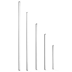 Young4us Glass Stirring Rod - 12" 10" 8" 6" 4" Long, 5 MM Diameter - 5 Pack