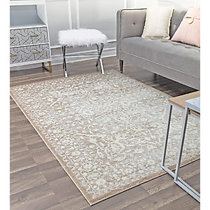 Rugs America LX20A Vanilla Vintage Transitional Area Rug 9' x 12'