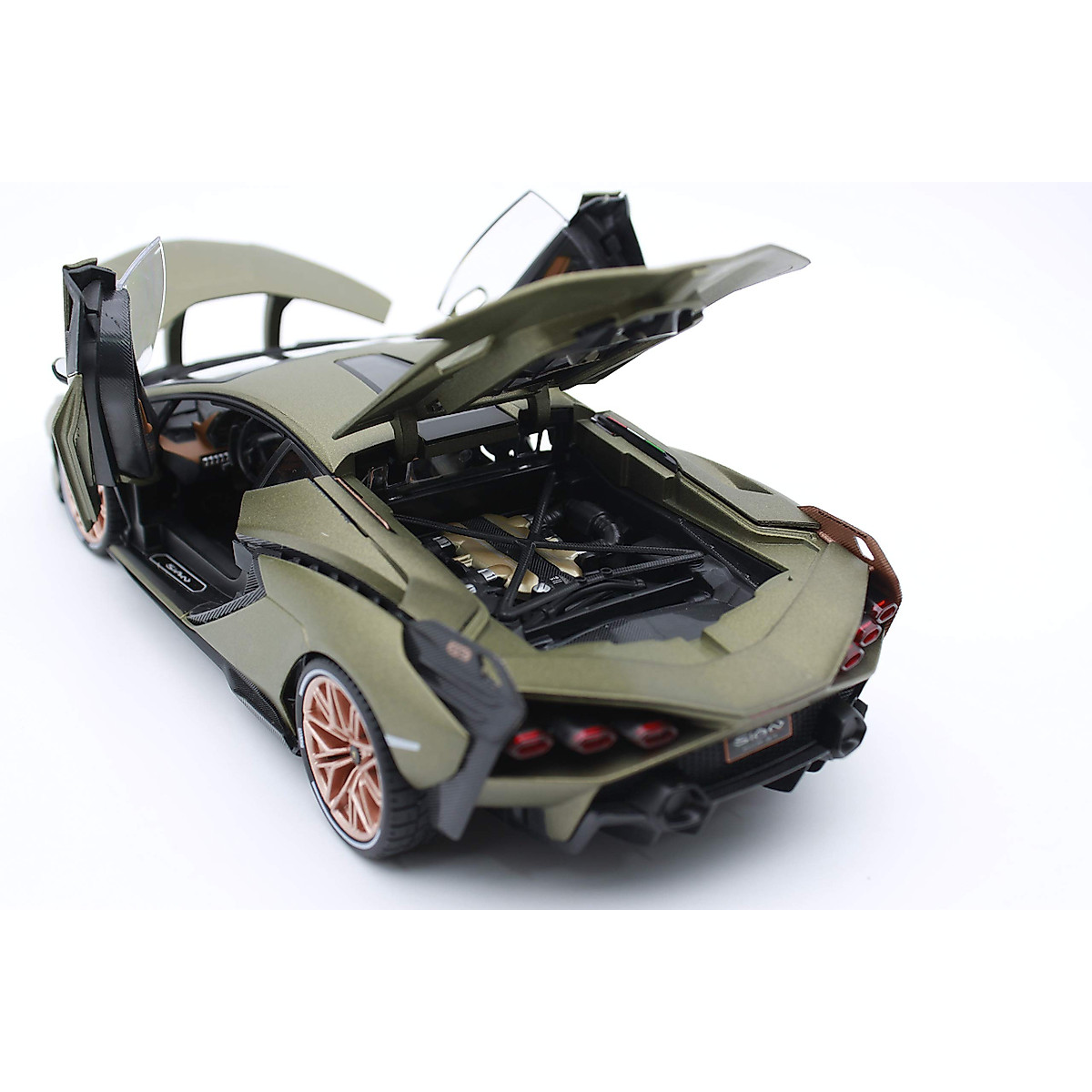 Bburago Lambor Sian FKP 37 Green 1/18 Diecast Model Car by Bburago 11046