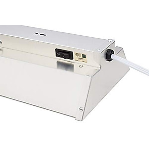 Durolux DL822N T5 HO 2Ft 2 Fluorescent Lamps Grow Lighting System with 5000 Lumens and 6500K Full Spectrum and Low Profile 7" Wide Reflector