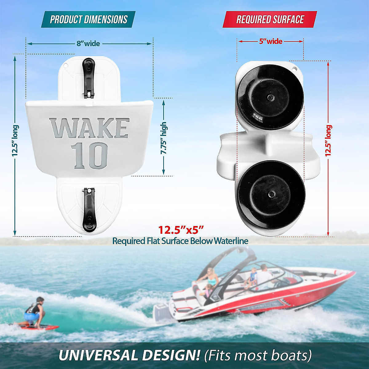 WAKE 10 Wakesurf Creator - Wake Surf Shaper - Wave Generator
