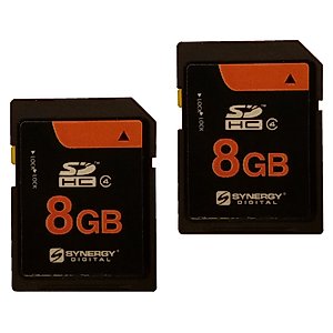 Canon Powershot SD1100 Digital Camera Memory Card 2 x 8GB Secure Digital High Capacity (SDHC) Memory Cards (2 Pack)