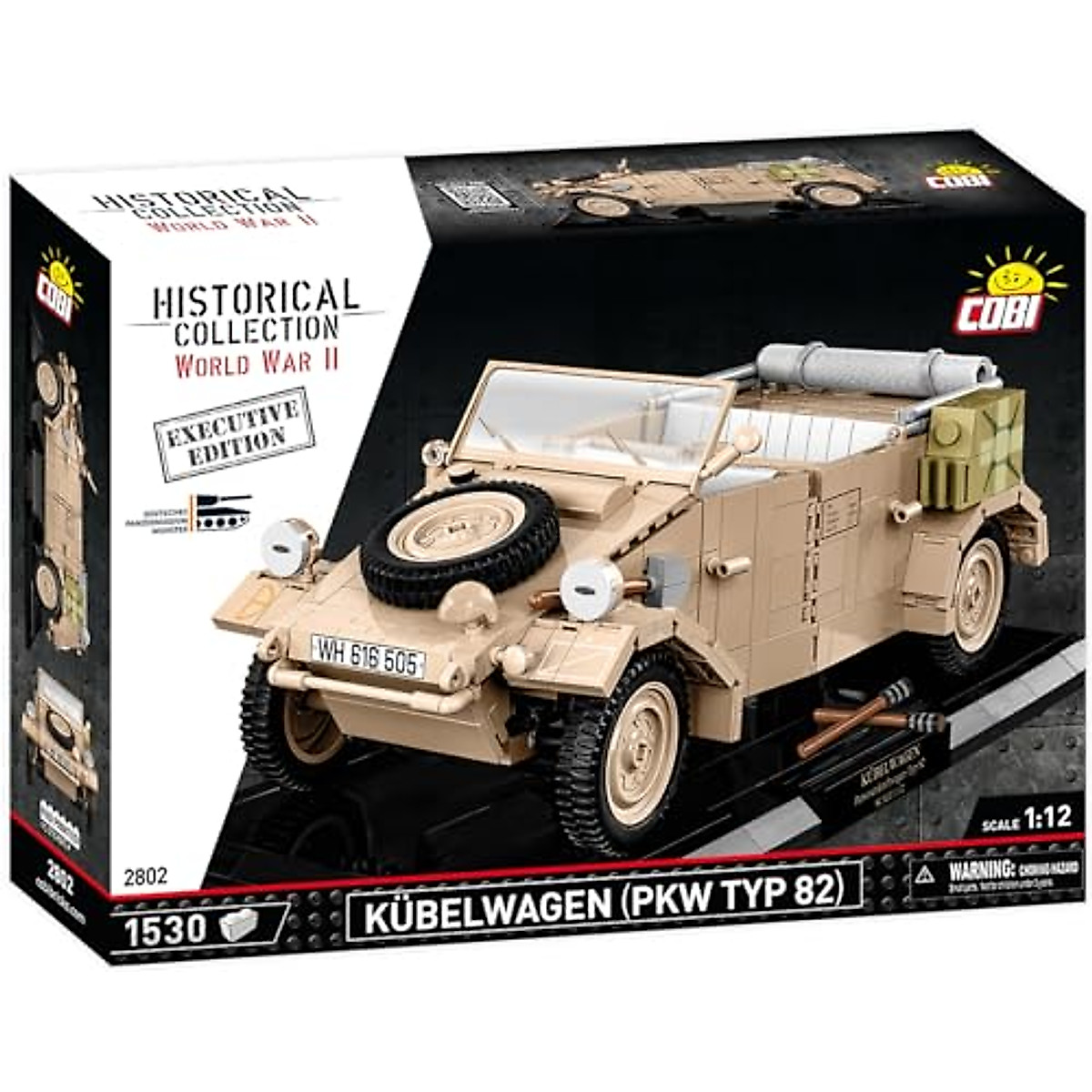 COBI Historical Collection WWII Kübelwagen (PKW Type 82) Tank - Executive Edition