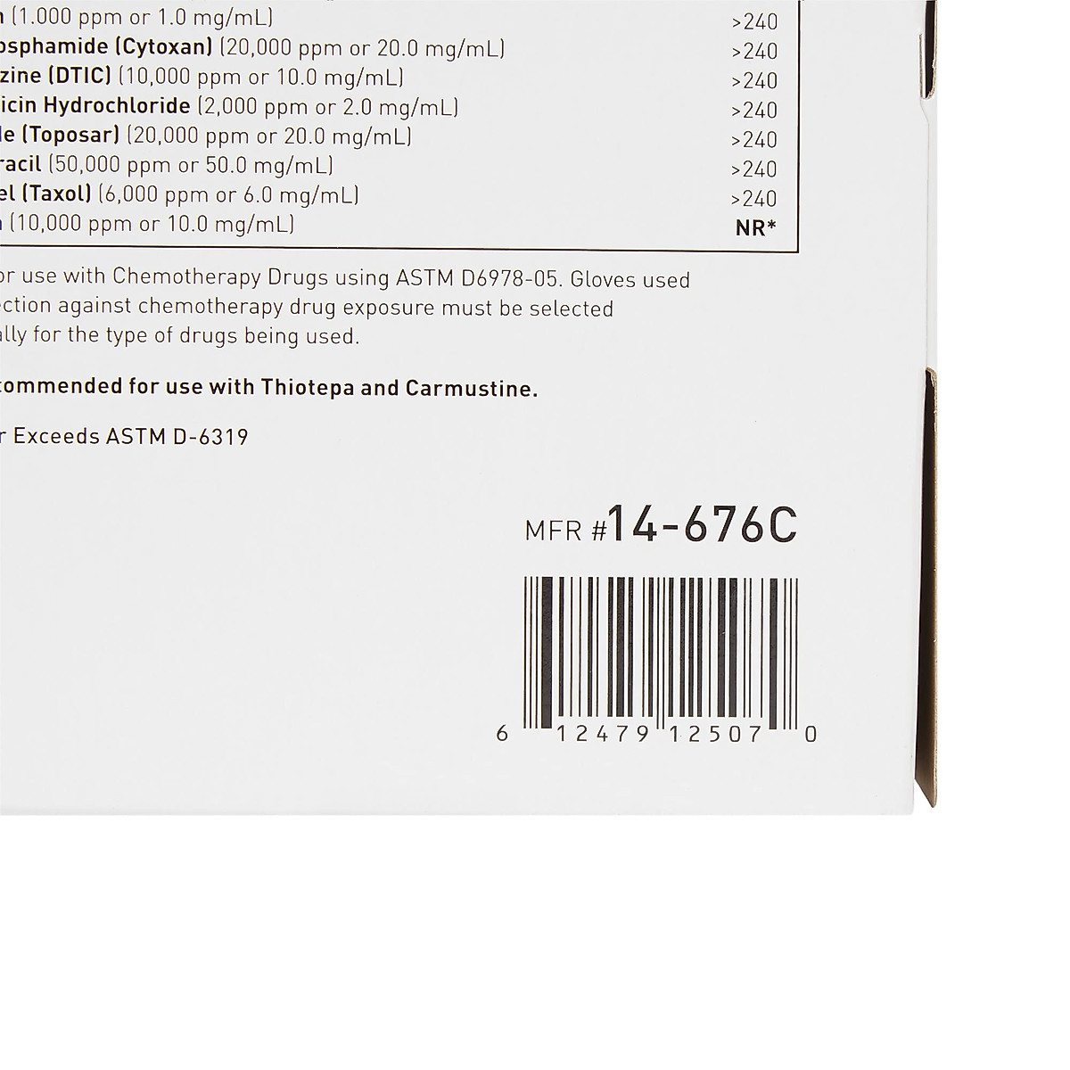 McKesson Confiderm 6.5CX Nitrile Exam Gloves - Powder-Free, Latex-Free, Ambidextrous, Texture, Chemo Tested, Light Blue, Extended Cuff, Size Medium, 100 Count, 10 Boxes, 1000 Total