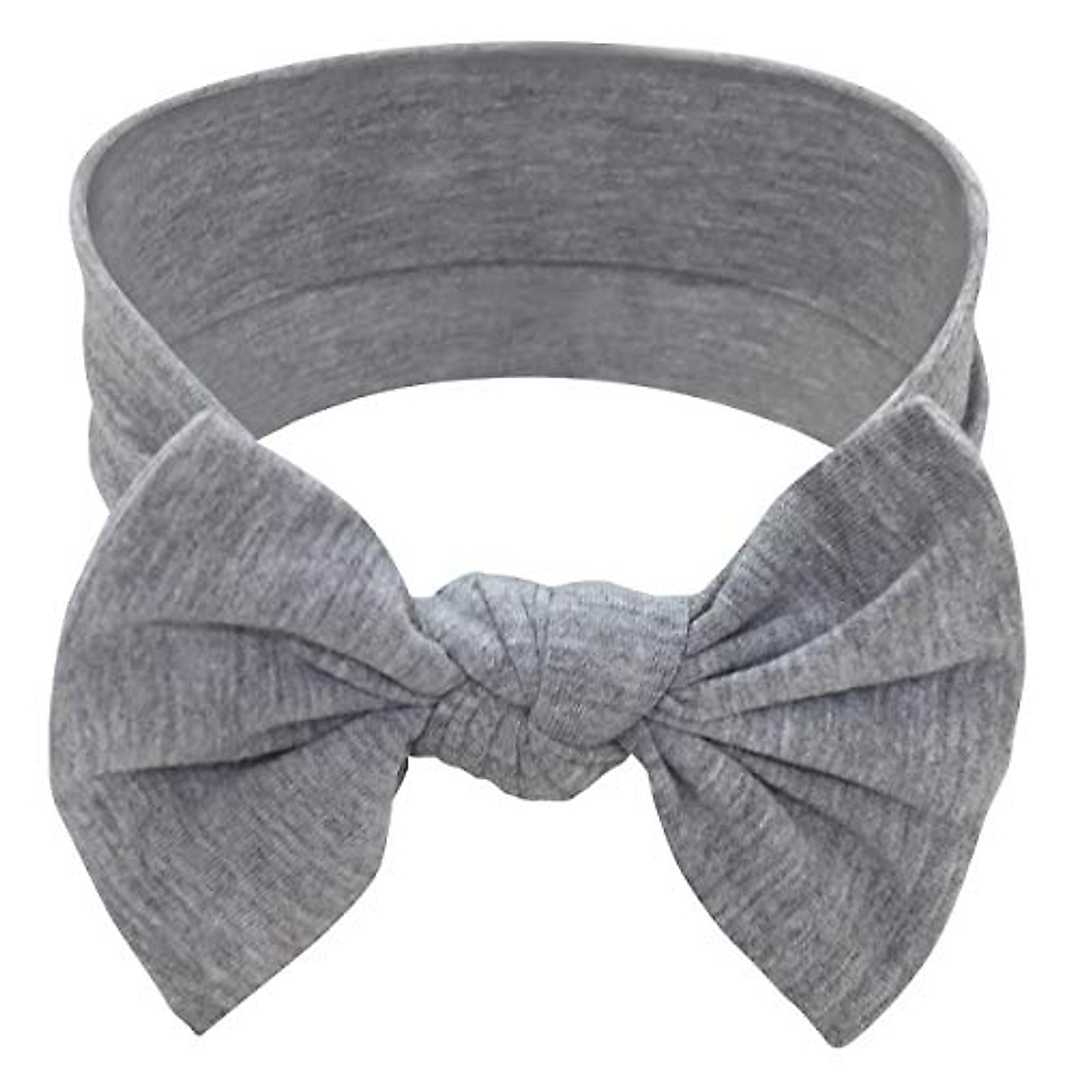 BABYGIZ Baby Girl Headbands-Infant,Toddler Cotton Handmade Hairbands with Bows Child Hair Accessories (Black, White, Gray)