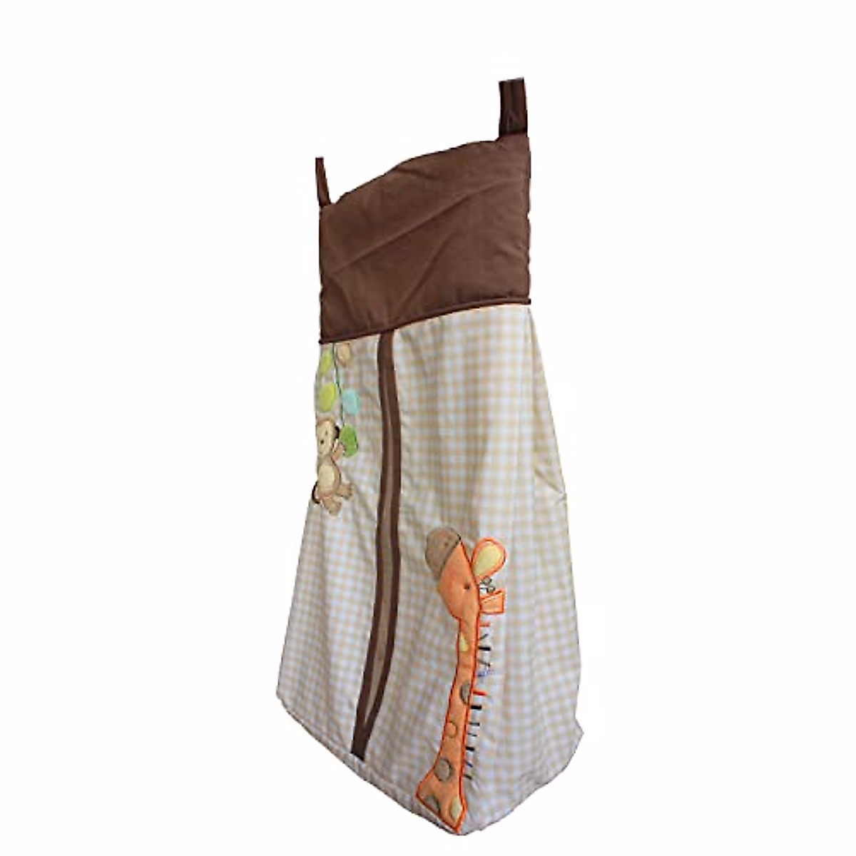 Diaper Stacker Handmade Giraffe Monkey Baby Diaper Hanging Bag 1 Piece(Monkey Giraffe)
