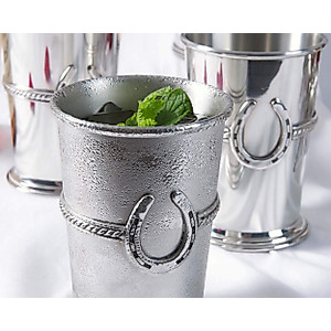 Vagabond House Pewter Horse Equestrian Julep Cup Heavy Solid 4.25 inch Tall