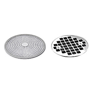 OXO Good Grips 2-in-1 Sink Strainer Stopper & Good Grips Shower Stall Drain Protector, Stainless