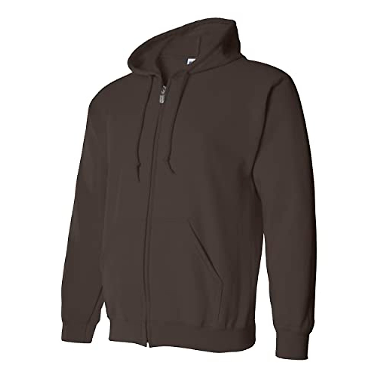Gildan Heavy Blend Full-Zip Hooded Sweatshirt 20F Dark Chocolate