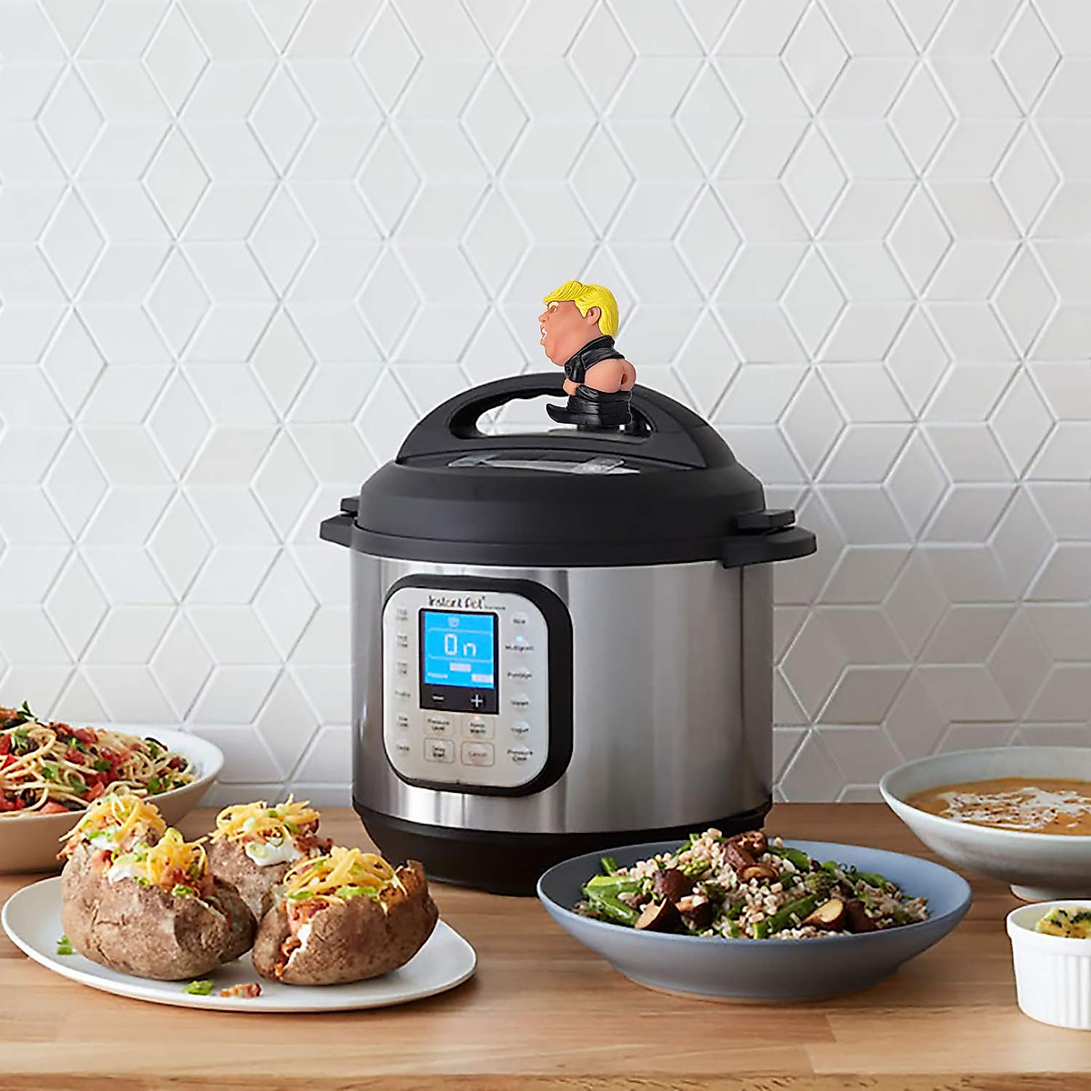 Yolococa Steam Release Diverter For Instant pot Cupboards/Cabinets protector 360° Redirect Silicone Kitchen Accessory