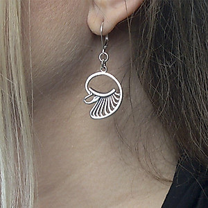 Sterling Silver Poodle Earrings, Jewelry Gifts for Poodle Owners - Head