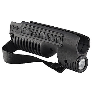 Streamlight 69602 TL-Racker 1000 Lumen Forend Light for Mossberg 590 Shockwave with Strap and CR123A Lithium Batteries, Black