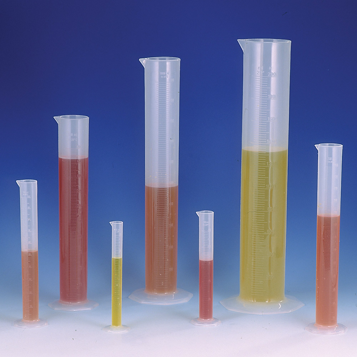 SP Bel-Art Single Scale 1000ml Polypropylene Graduated Cylinder; 10.0ml Graduation (F28458-0000)