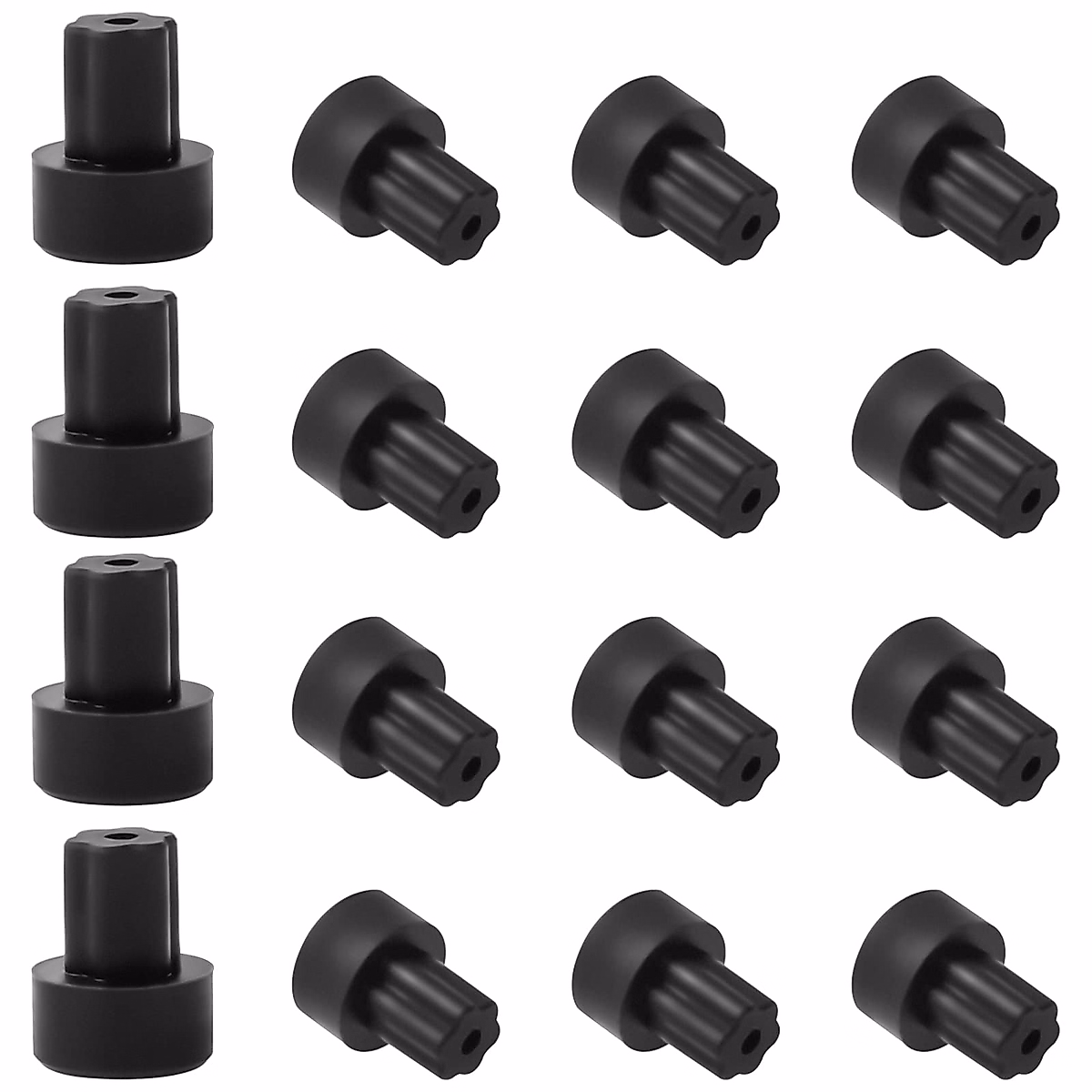 W10919249 Grate Rubber Feet Compatible with Samsung Grate Whirlpool Range HP Gas Stove Cooktop Grates Parts NX58H9500WS Range Grate Rubber Feet - 16 Pack